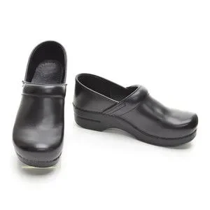 Dansko | Shoes | Dansko Professional Stapled Black Leather Clogs 4 ...